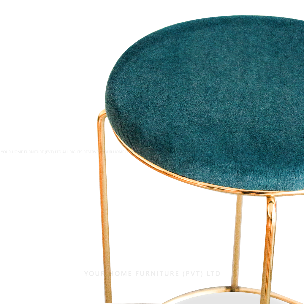 GOS01 Gold Orbit Stool | Best Space Saving Stools in Sri Lanka – YOUR HOME FURNITURE