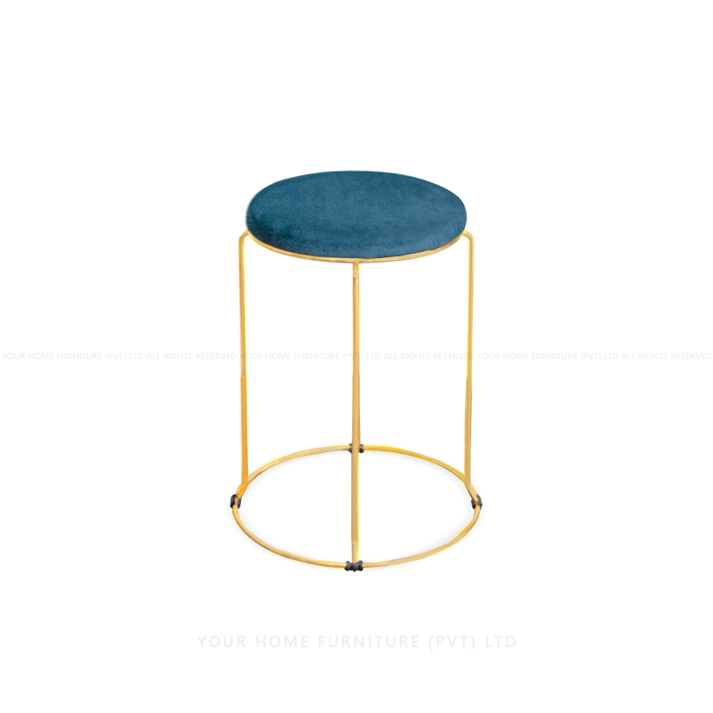 GOS01 Gold Orbit Stool | Best Space Saving Stools in Sri Lanka – YOUR HOME FURNITURE
