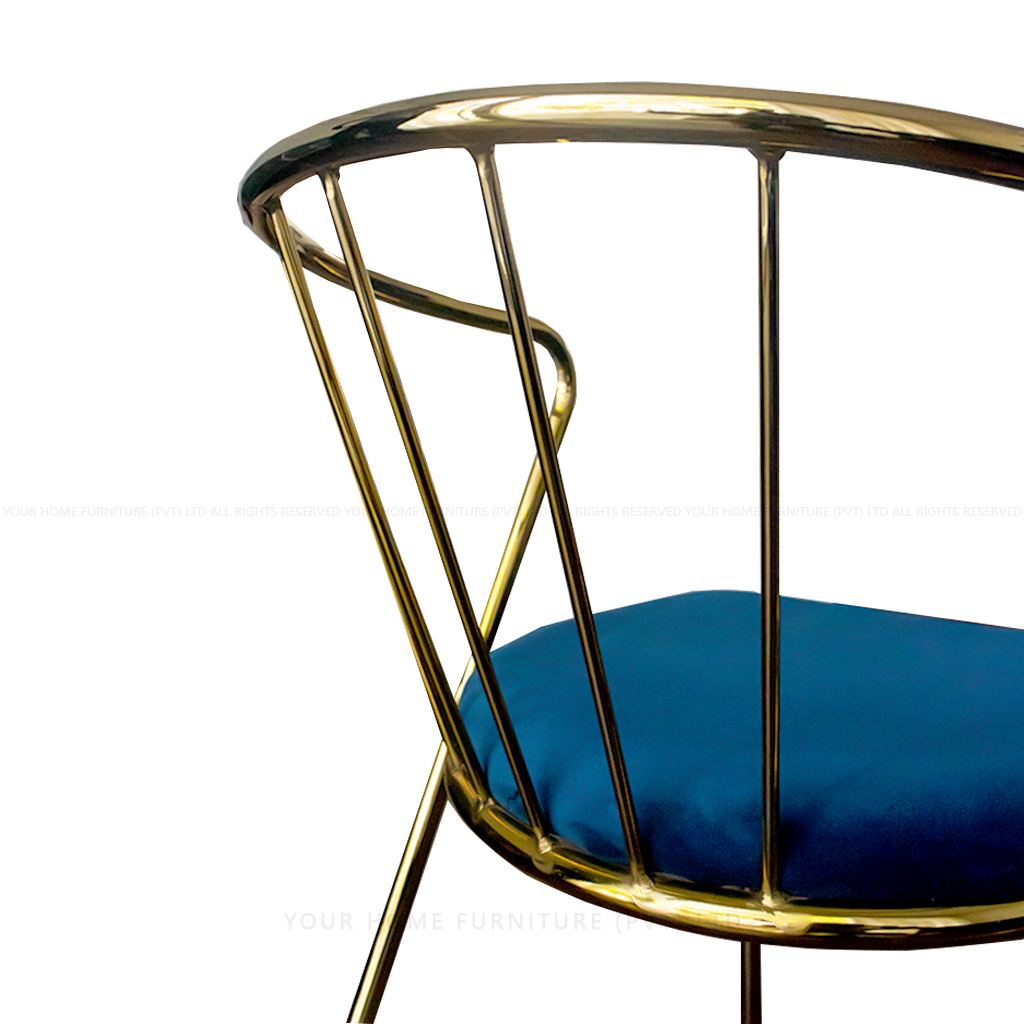 Gold Rod Accent Chair | Accent Chair | YOUR HOME FURNITURE (PVT) LTD